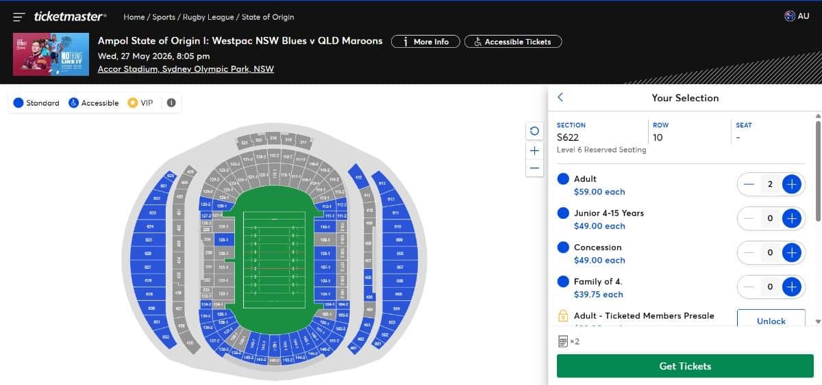 State of Origin 2026 Tickets: Platform, Pricing & Booking Guide